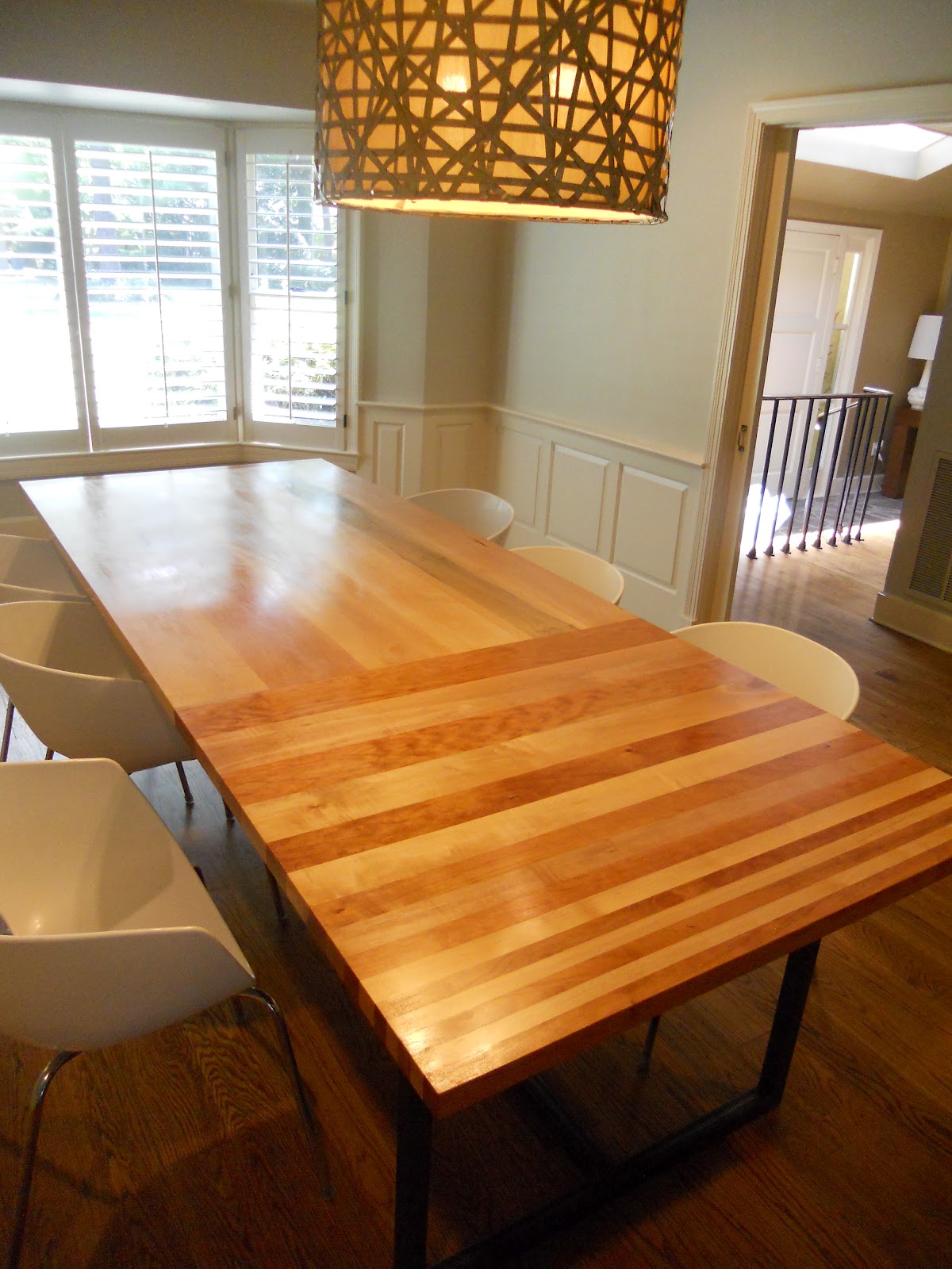 d+p design build: Green Dining Table