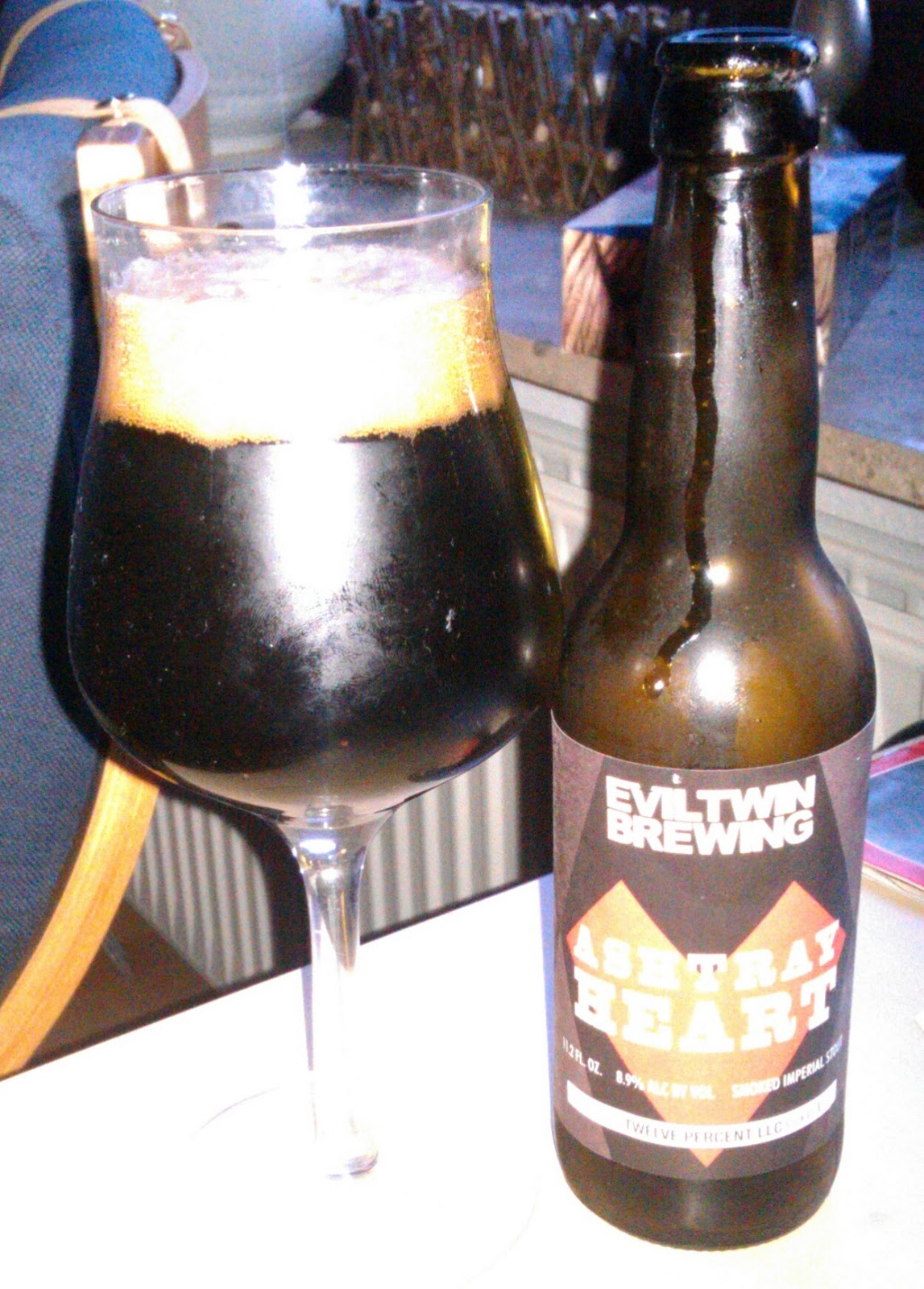 BeerViking: Evil Twin - Ashtray Heart Smoked Imperial Stout