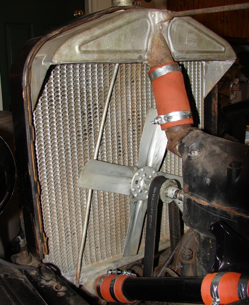 Ray's 1919 T: Honeycomb Radiator