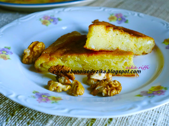 MCHAWCHA- TAHVOULT-OMELETTE KABYLE SUCRÉE A LA SEMOULE