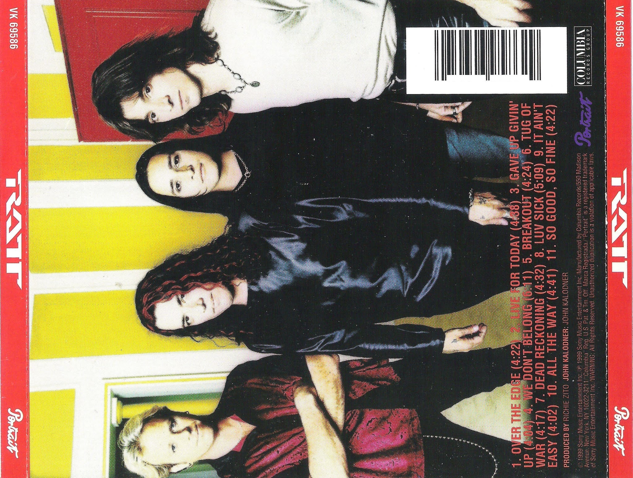 Classic Rock Covers Database: Ratt - Ratt (1999)