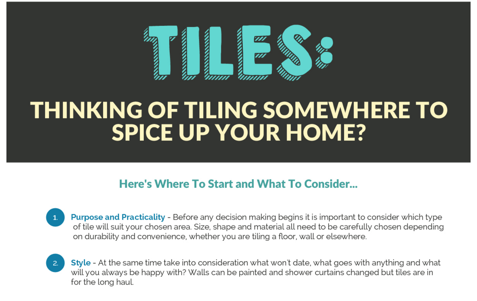 Let's talk about tiles! Simple guide. - Born To Be Styled