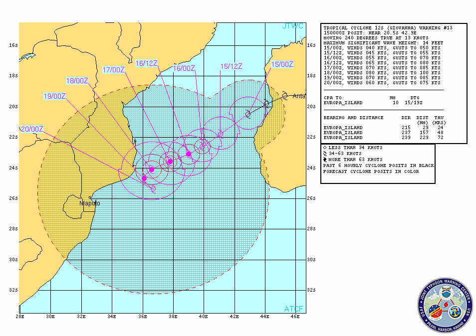 SA Weather and Disaster Observation Service: Update: Cyclone Season ...