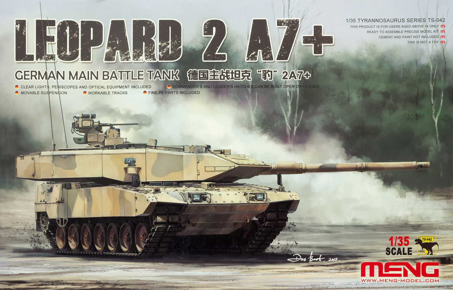 The Modelling News: Review & Build Guide: 35th scale Leopard 2 A7 ...