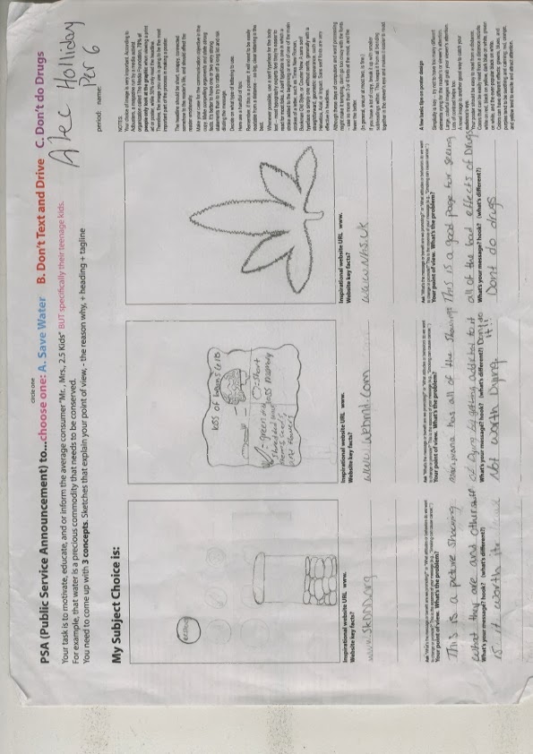 graphics: Say NO to Drugs-PSA Poster