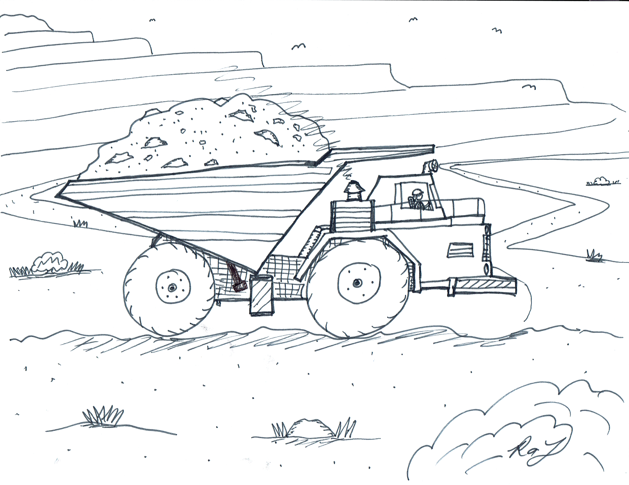 Robin's Great Coloring Pages: Heavy Equipment coloring pages
