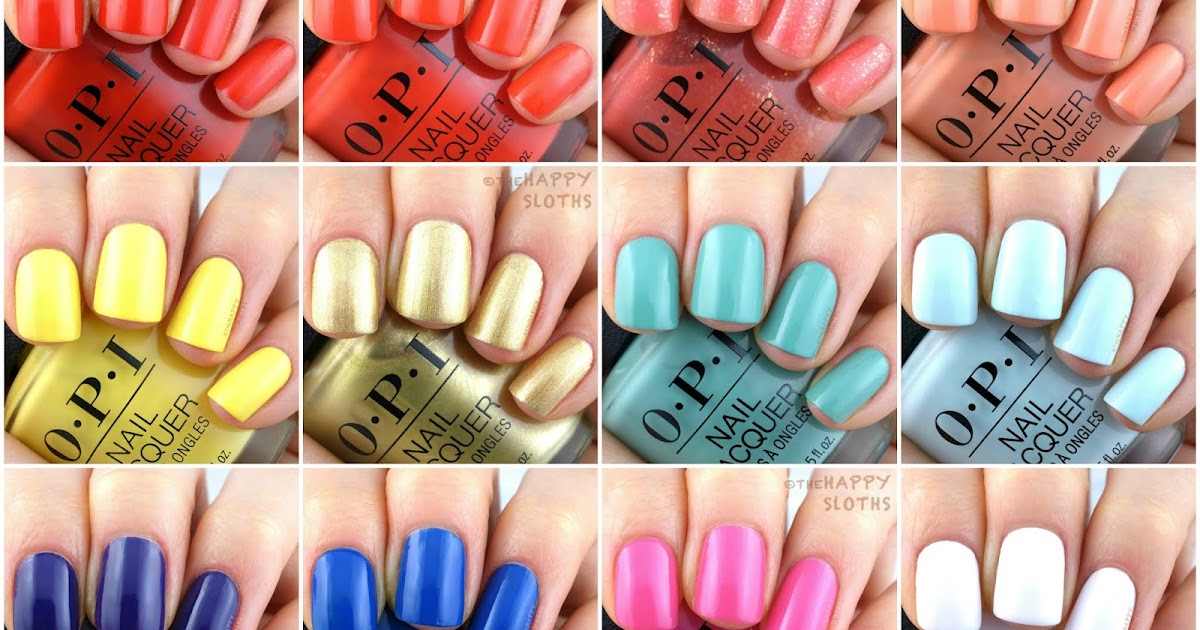 OPI | Spring 2020 Mexico City Collection: Review and Swatches | The ...