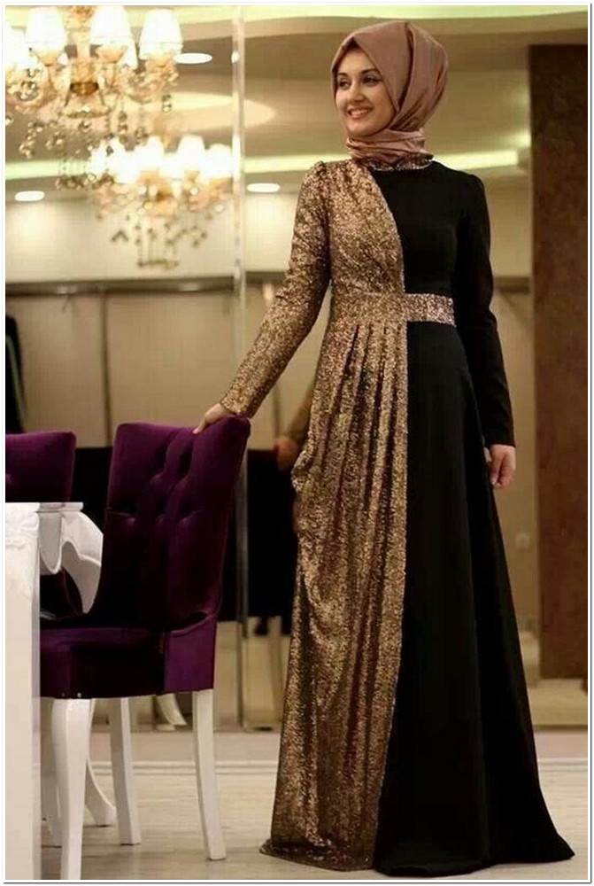 Terkini 14+ Gaun Pengantin Hijab Warna Gold