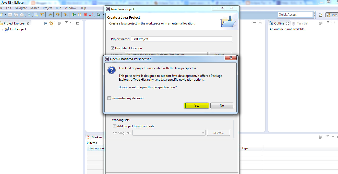 Selenium-By-Arun: 10. How to create projects in Eclipse IDE