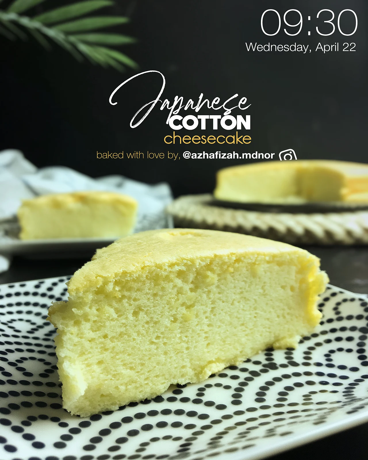 Resepi Japanese Cotton Cheesecake | Blog Sihatimerahjambu