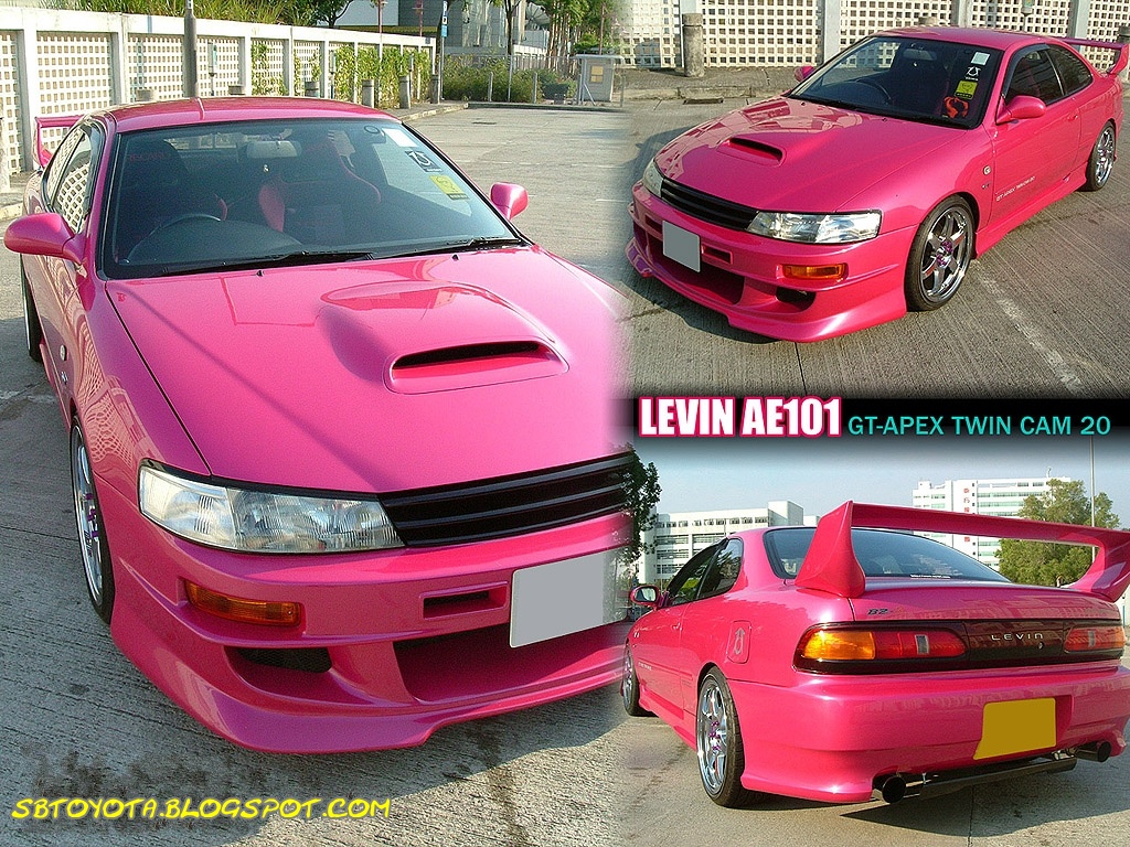 AE 101 Levin Pink Wallpaper | Blog Toyota