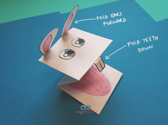 Paper Bunny Hand Puppet - The Joy of Sharing