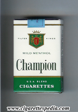ISA MUNANG PATALASTAS: 247. Champion talaga! CHAMPION CIGARETTES of ...
