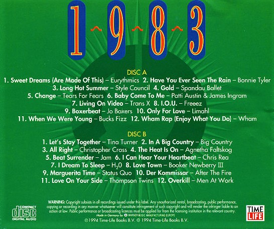 ELECTRONIC 80s - by Michael Bailey: THE 80S COLLECTION - TIME LIFE ...