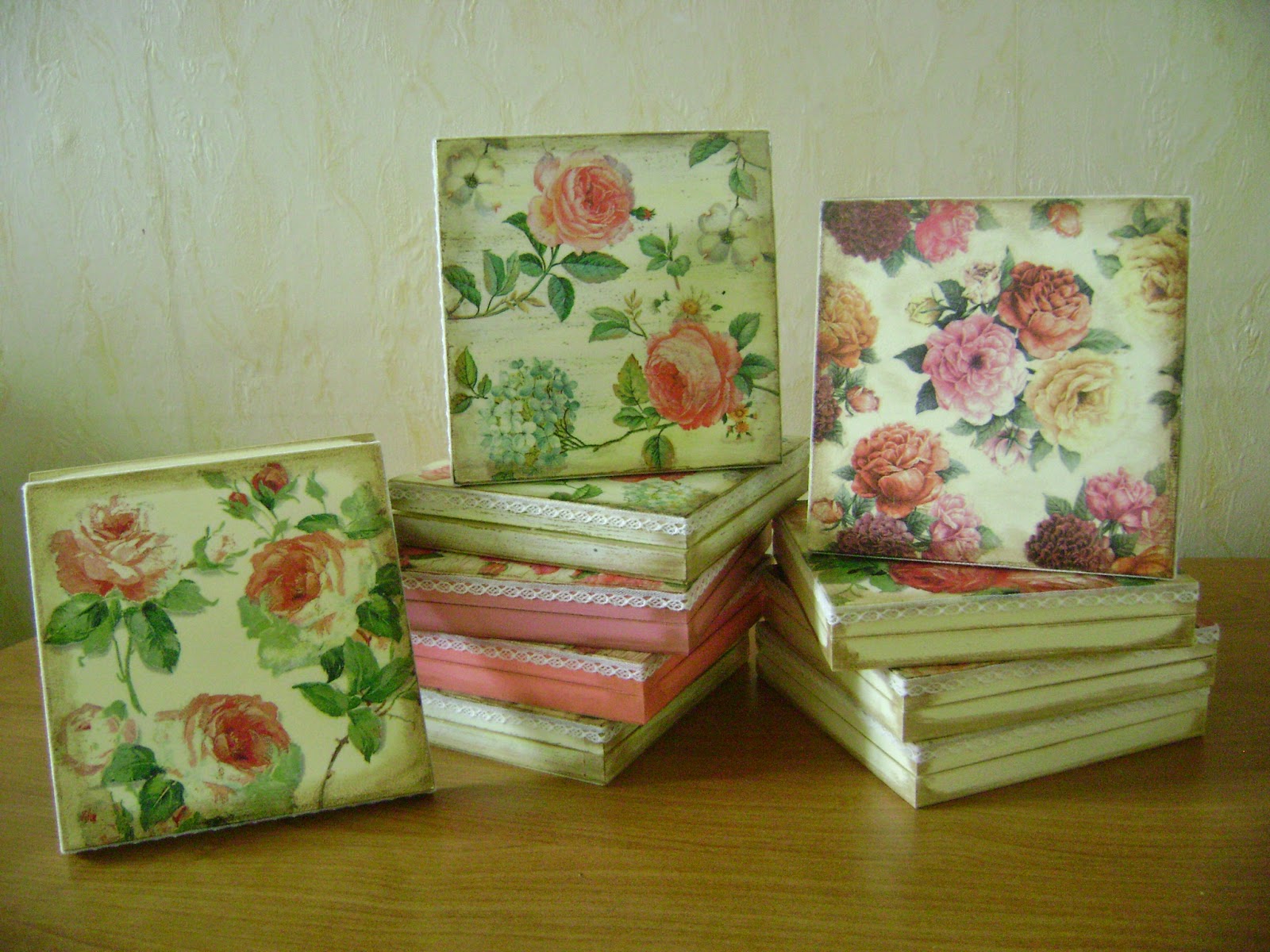 Dekupāžas darbnīca: Jaunums - plakanās kastītes! (pasūt.)