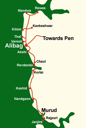Incredible Konkan: A list of Beaches along the Konkan Coast (Alibaug Range)