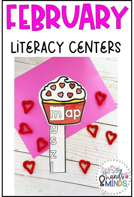 February Literacy Centers | Busy Hands and Minds