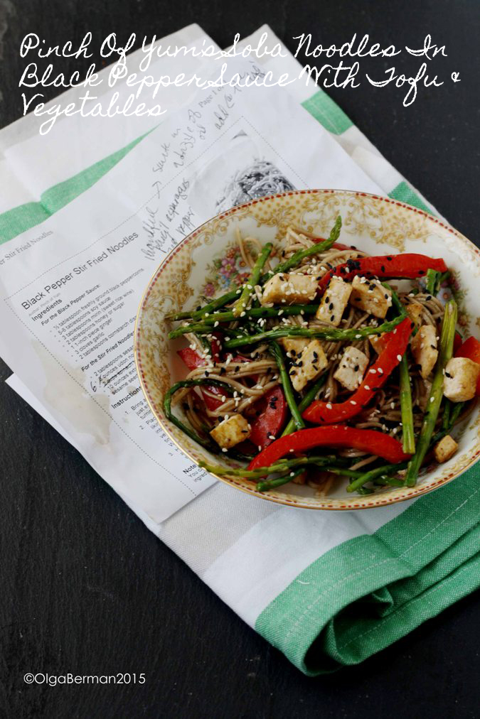 Mango & Tomato: Meatless Monday: Pinch Of Yum's Soba Noodles In Black ...