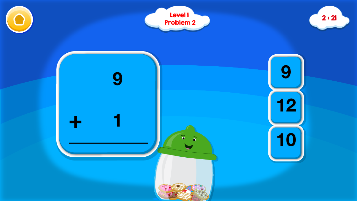 Smart Cookie Math App - Addition & Subtraction App