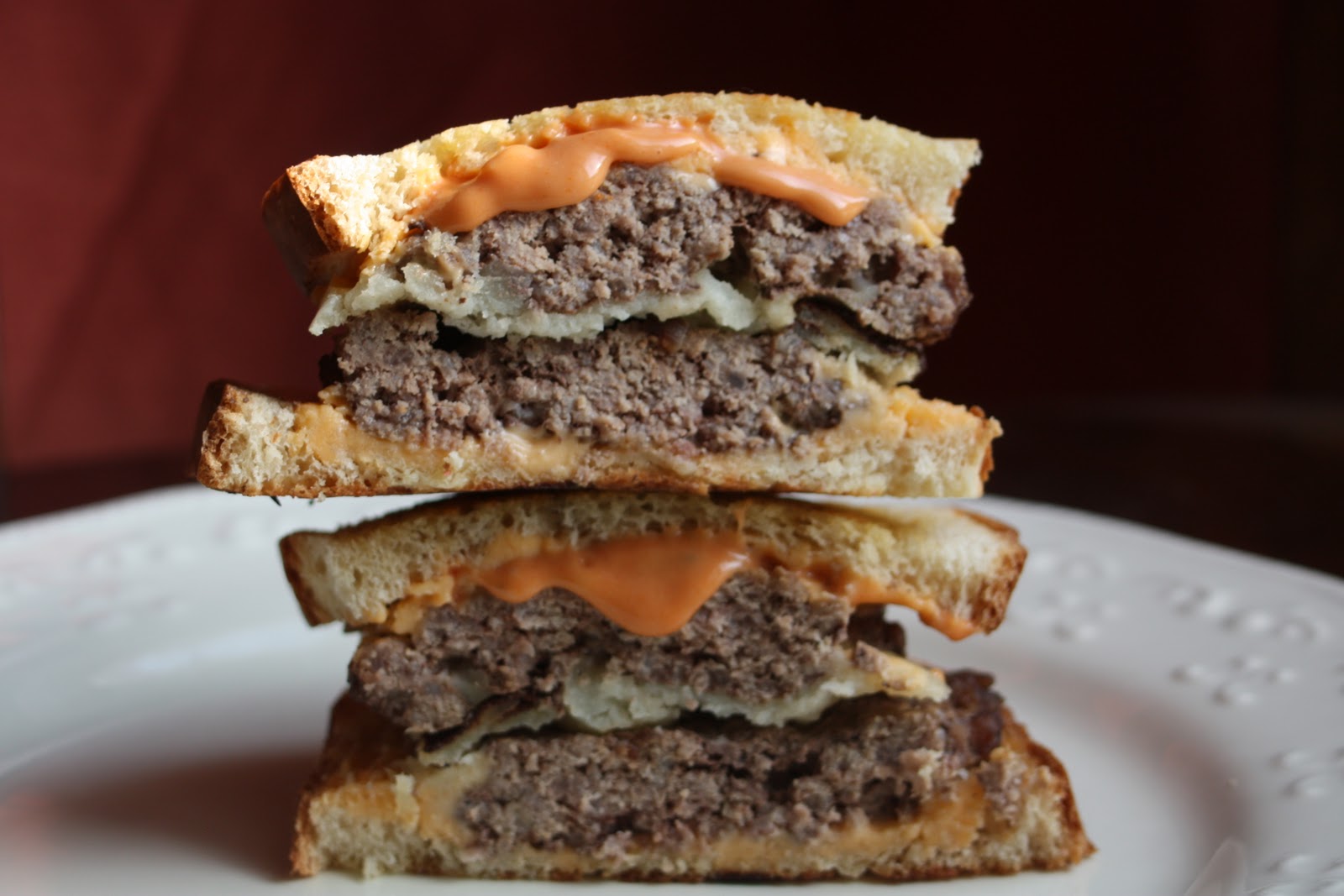 Paper Plates and China: Frisco Patty Melt--Wordless Wednesday