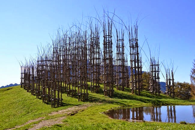 A Gorgeous Outdoor Cathedral Made Of Live Trees Grows In Northern Italy ...