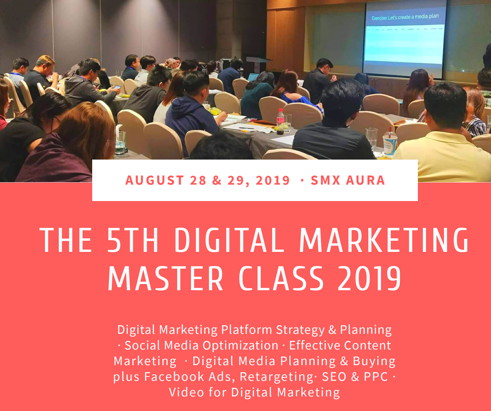 The 5th Digital Marketing Master Class Philippines 2019