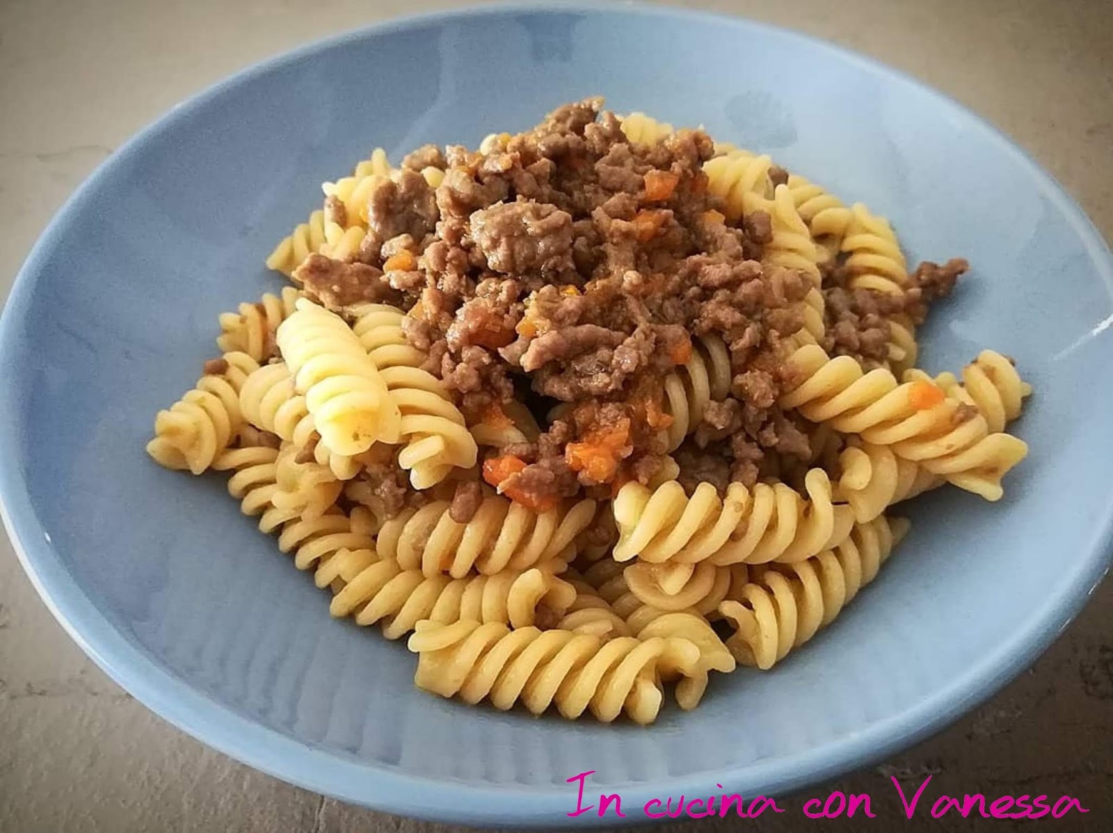 Fusilli al ragù bianco di Scottona