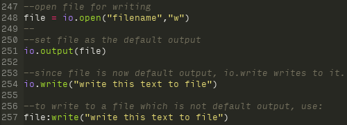 lacklustergames: Lua quick start guide