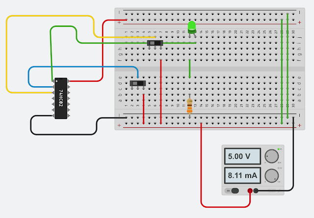 Arduino: Porta lógica NOR