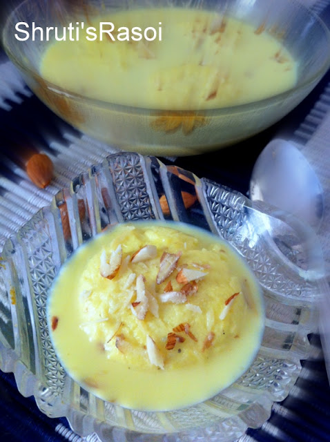 Shruti Rasoi: Ras Malai (From Rasgulla)