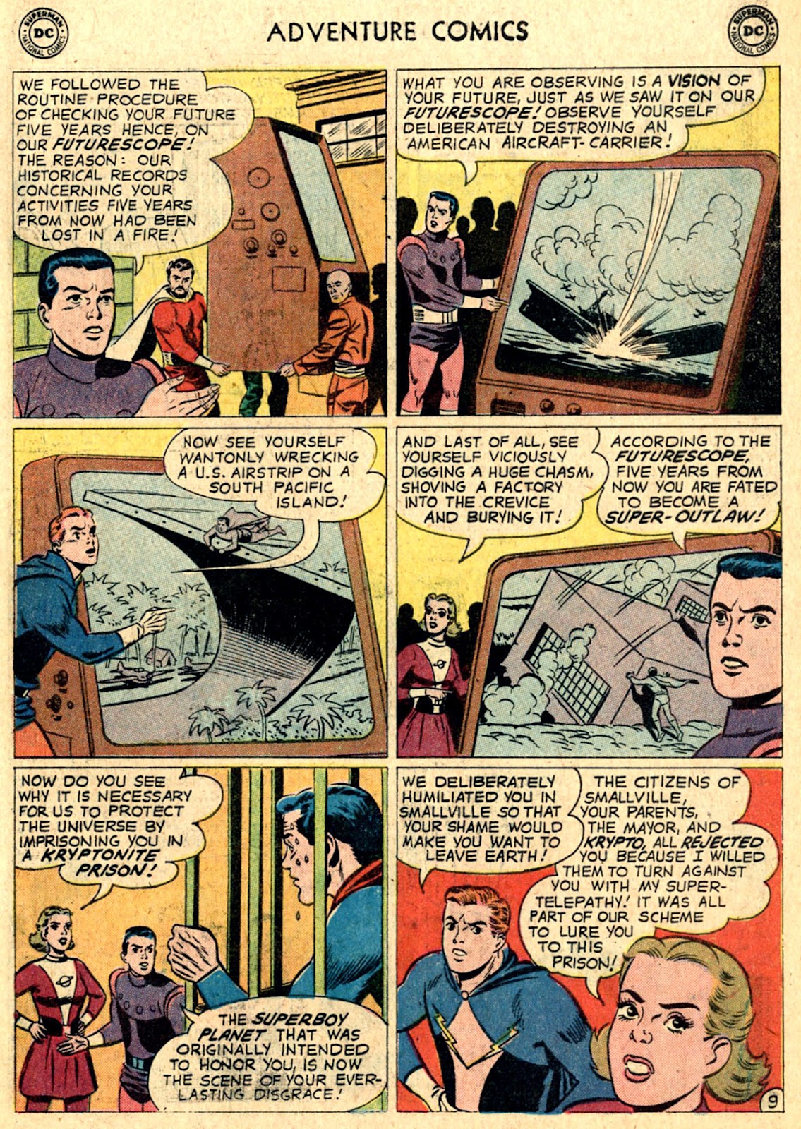 Days of Adventure: Adventure Comics # 267-December, 1959