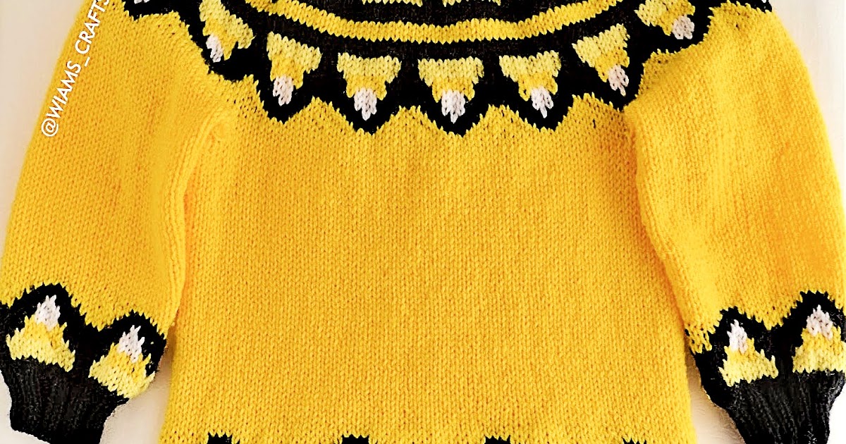 Candy Corn Sweater