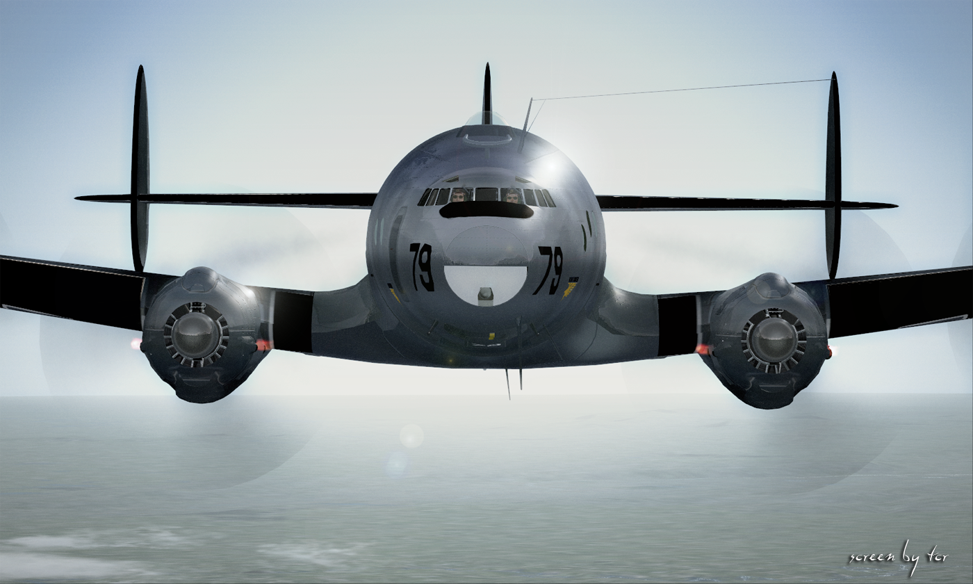 FlightSimScreens: Lockheed "Super Constellation"