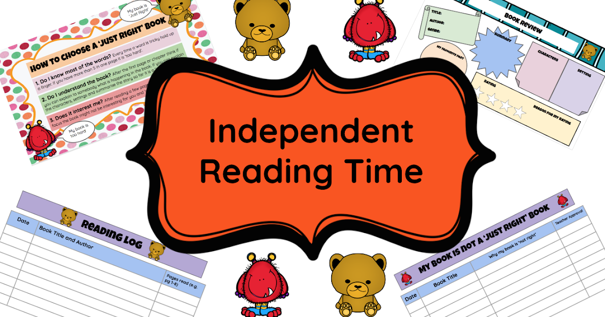 Where the wild teachers are: Independent Reading (plus a freebie)