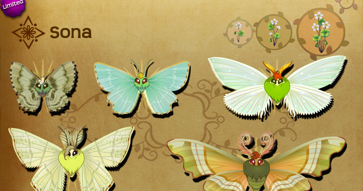 A Flutter Starlight Journey: Sona Firefly Event: Moth Set and Deco ...