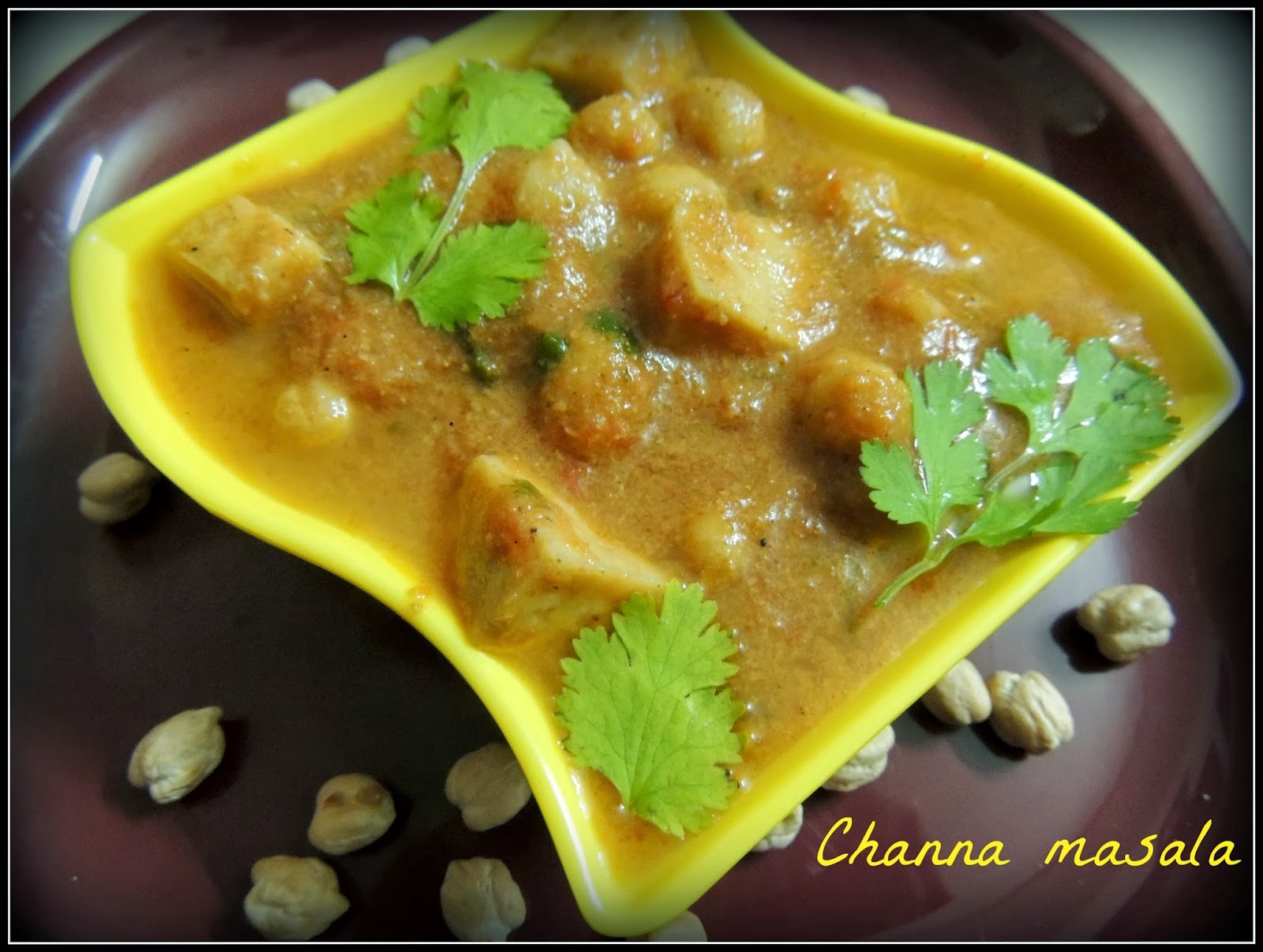 ViJo's Kitchen Corner: Channa Masala (Without Coconut) - How to prepare ...