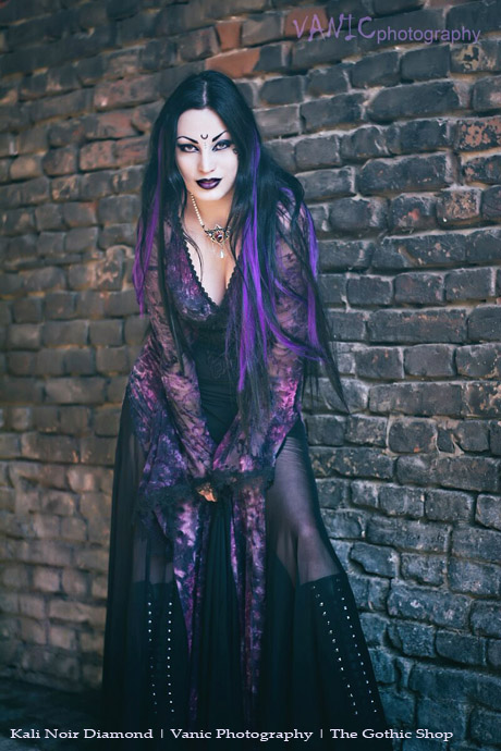 The Gothic Shop Blog: Opium Dress - Kali Noir Diamond - Vanic Photography
