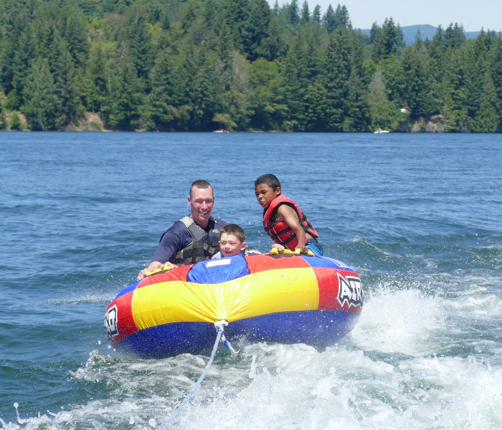 Only One Day Like Today: First Boating and Tubing of the Year!!!!
