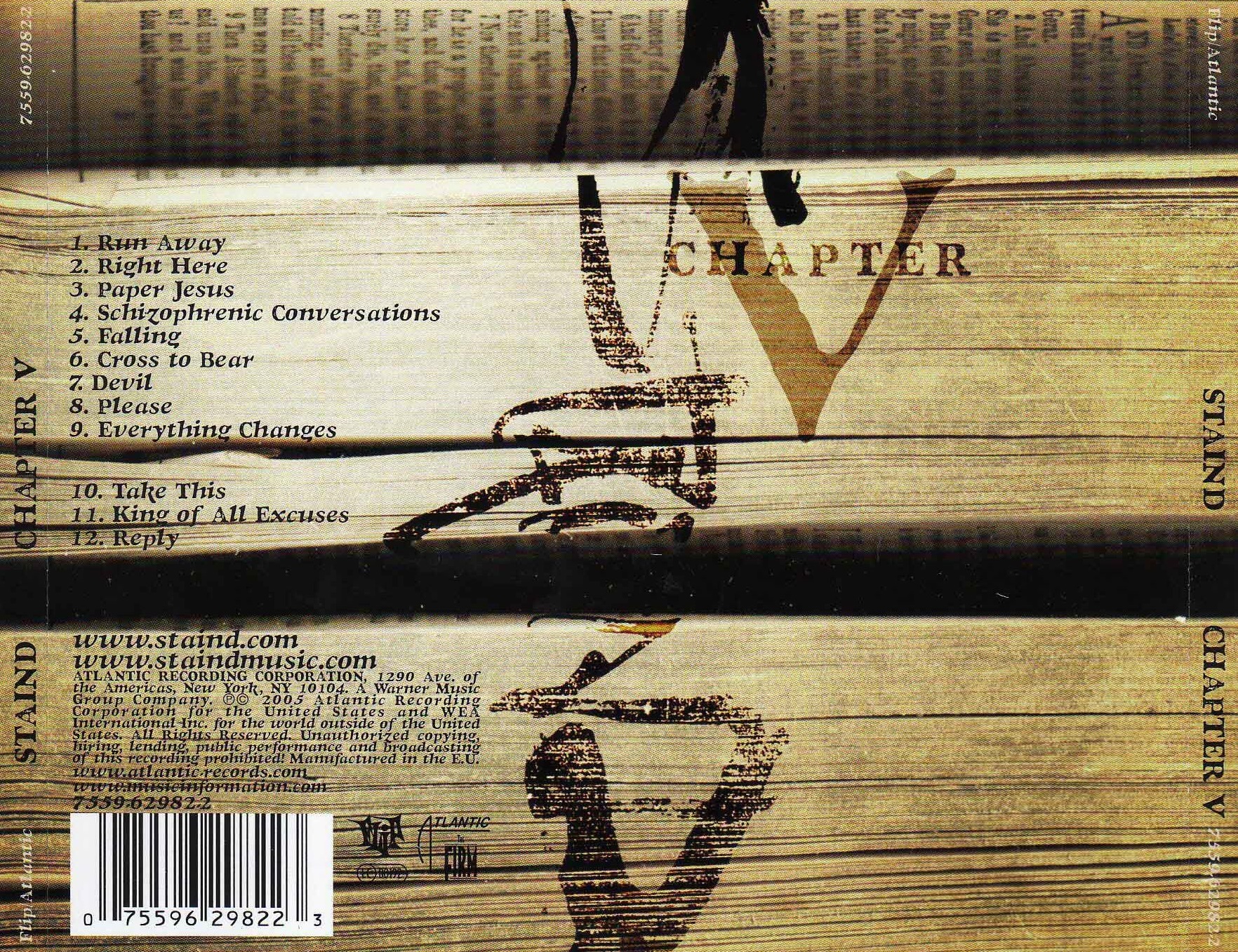 Classic Rock Covers Database: Staind - Chapter V (2005)