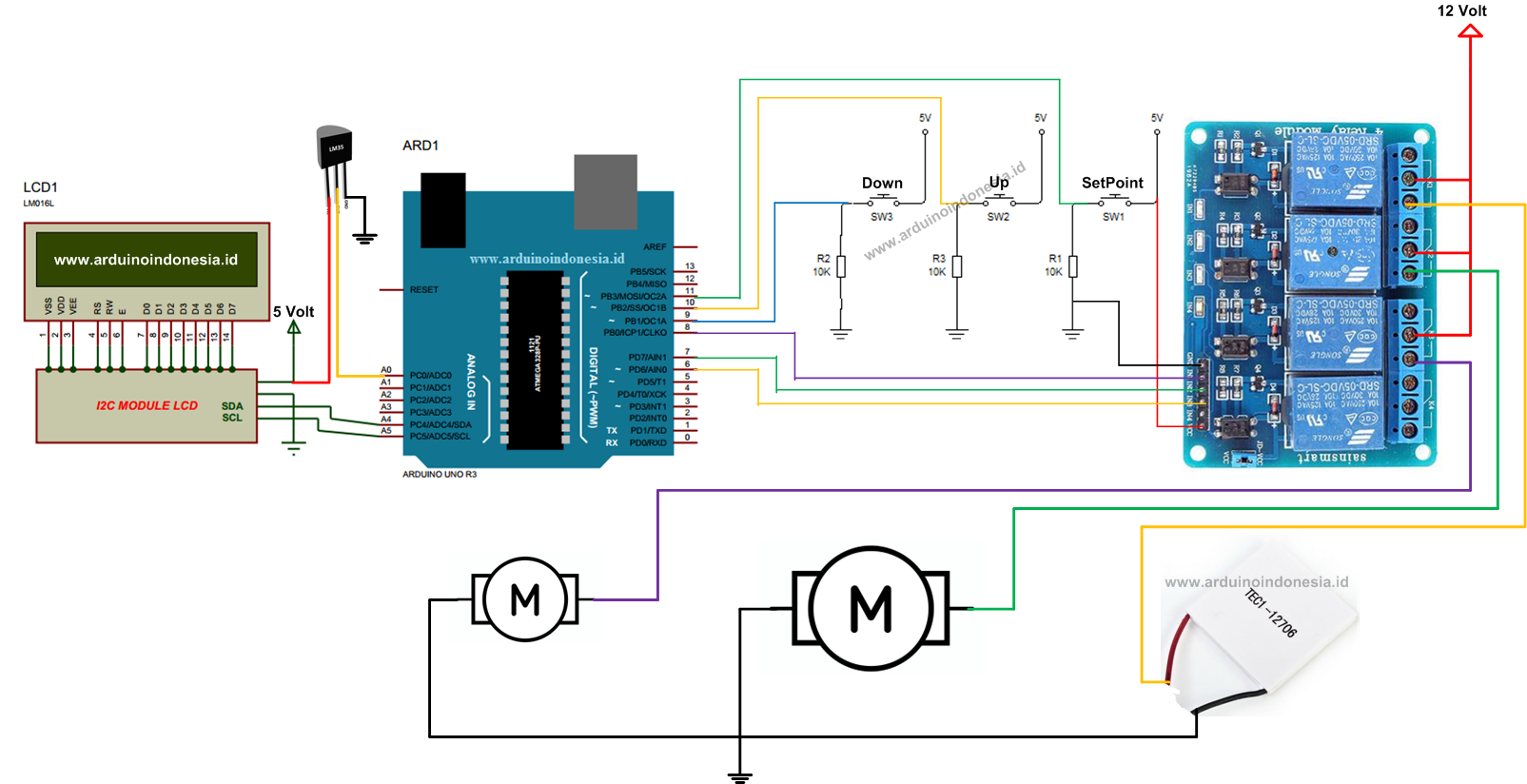 Tutorial Membuat Alat Pendingin Buah Otomatis Berbasis Arduino Uno