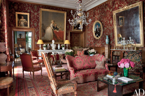 Eye For Design: Decorating With Louis XIV Needlepoint Throne Chairs