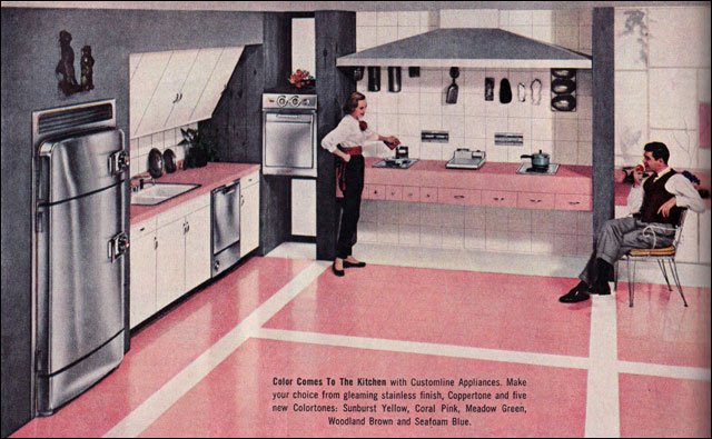 20 Wonderful American Kitchen Designs From the 1950s ~ Vintage Everyday