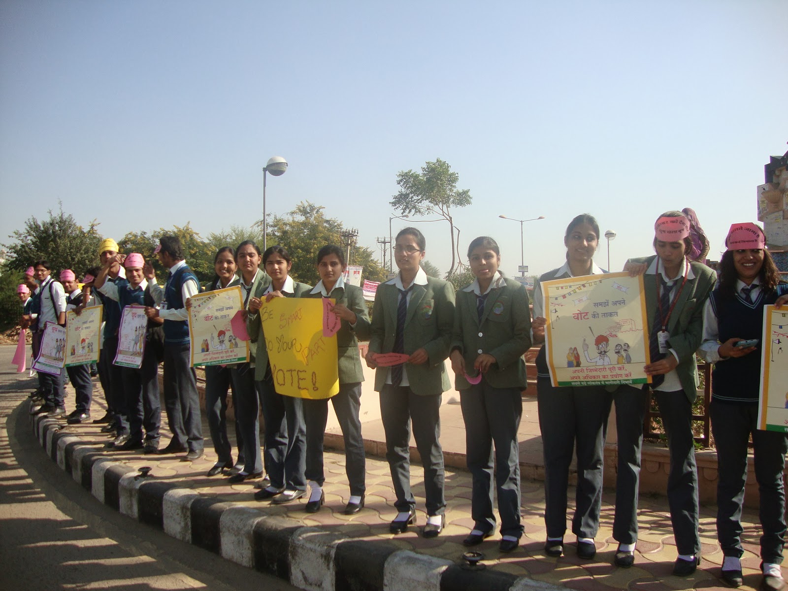 NCC, NSS & SCOUTS VIT Campus: VOTING AWARENESS PROGRAM CUM RALLY