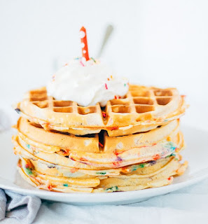 CAKE BATTER BIRTHDAY WAFFLES - BEST RECIPES