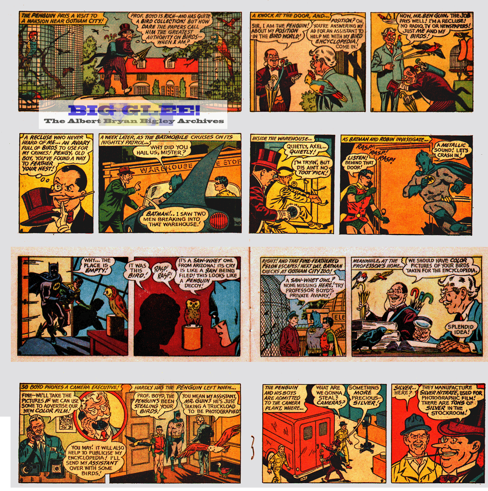 Batman And Robin Comic Strip