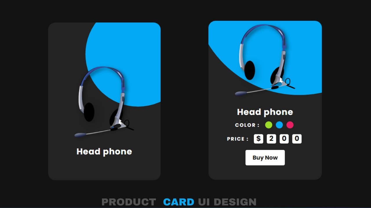 Css Product Card Ui Design Using Html And Css Source Code
