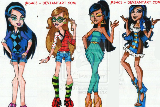 el monstruo blog: MONSTER HIGH HUMANAS...
