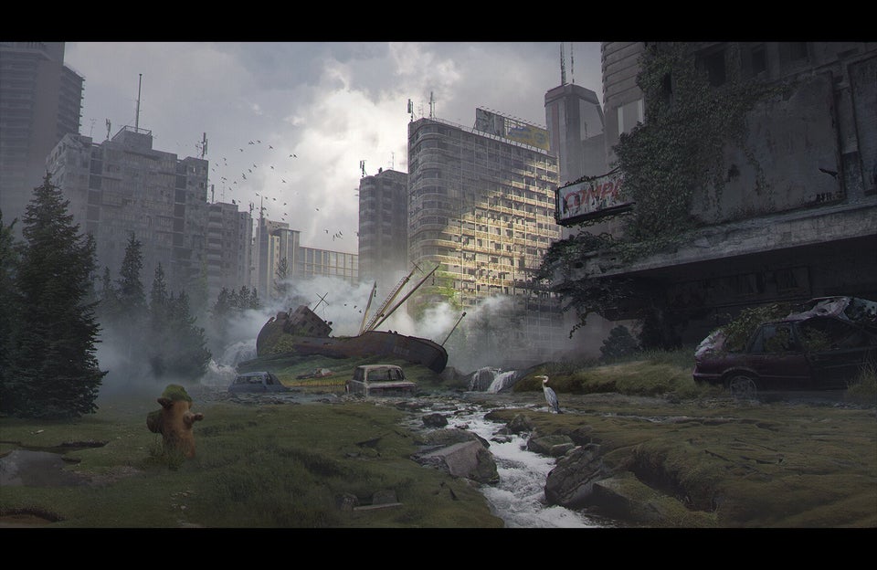 Sociolatte: Post Apocalyptic City - The Flood by Andy Walsh