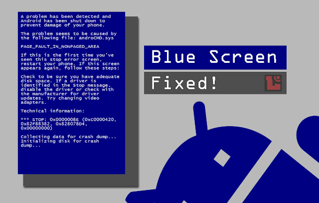 Cara atasi Blue Screen Smartphone Android (Semua Jenis) | DADROIDRD