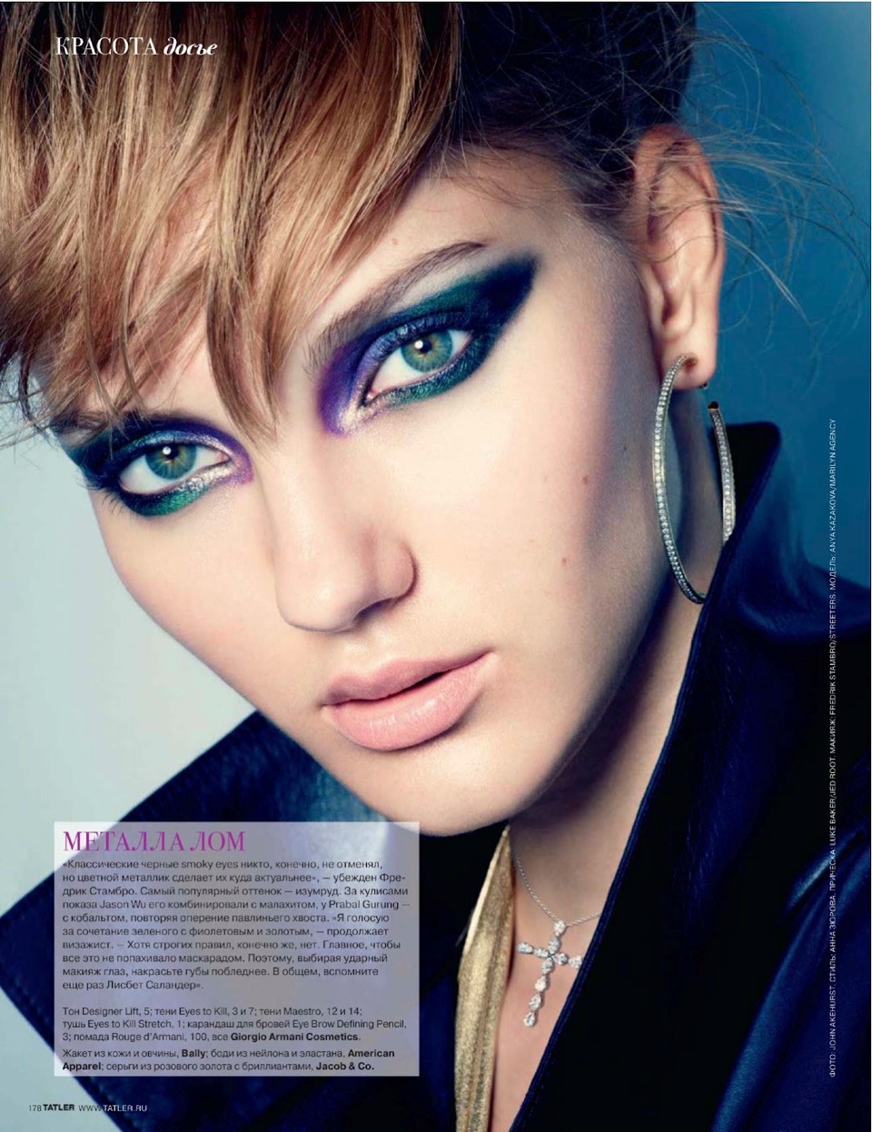 Anna Kazakova For Tatler Magazine Russia — Andy Fiord Models Blog